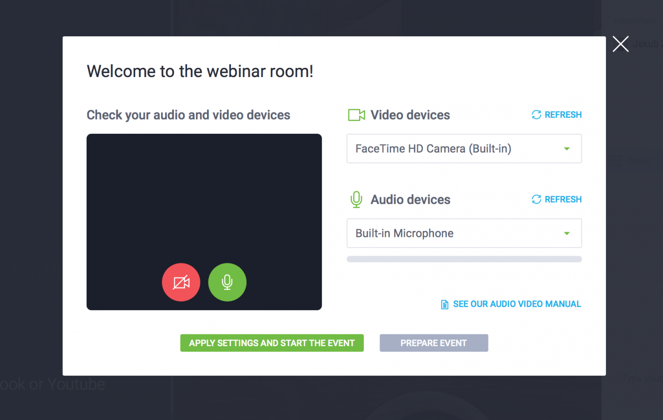 How to Test Your Webcam and Microphone before an Online Event?