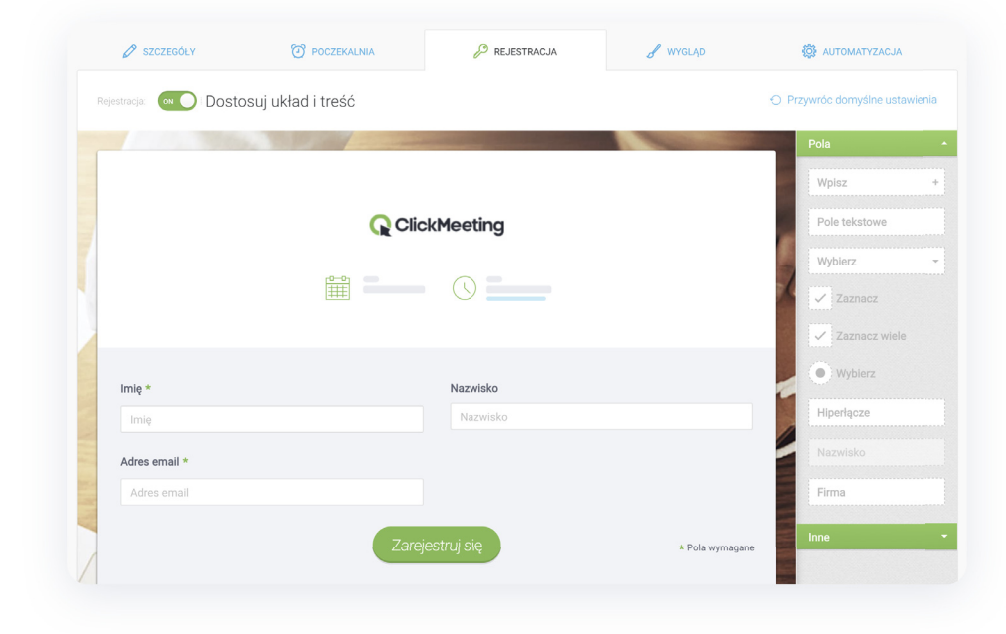 Skorzystaj z narzędzi marketingowych w ClickMeeting!