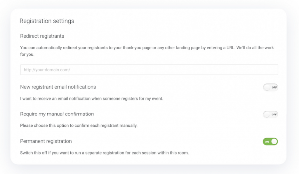 Take advantage of ClickMeeting's marketing tools