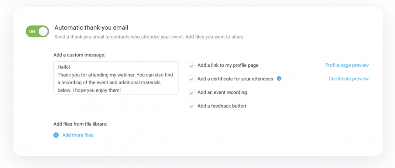Aprovecha las herramientas de marketing de ClickMeeting