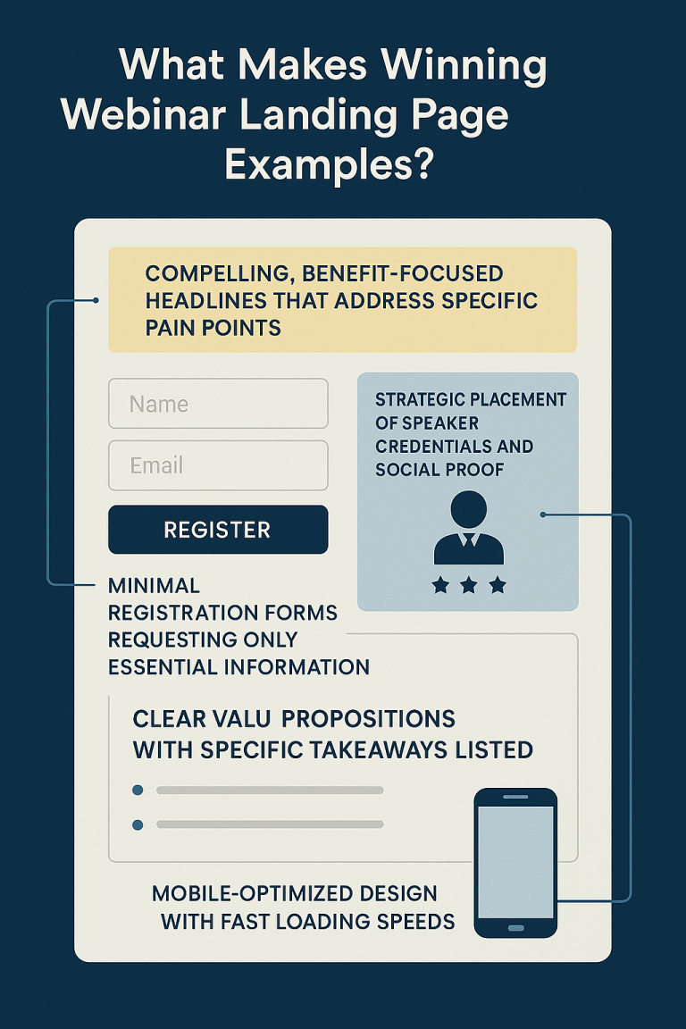 Webinar Landing Page Examples: High-Converting Designs That Drive ...